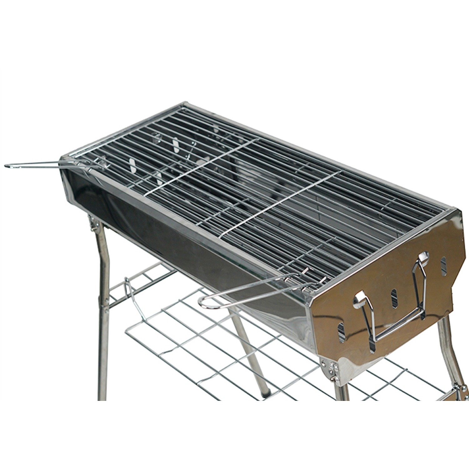 Stainless Steel Portable BBQ Folding Charcoal Barbecue Grill