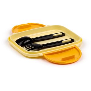 Bento Clip Lock Lunch Box with Cutlery - Jolly Rogers Pirates