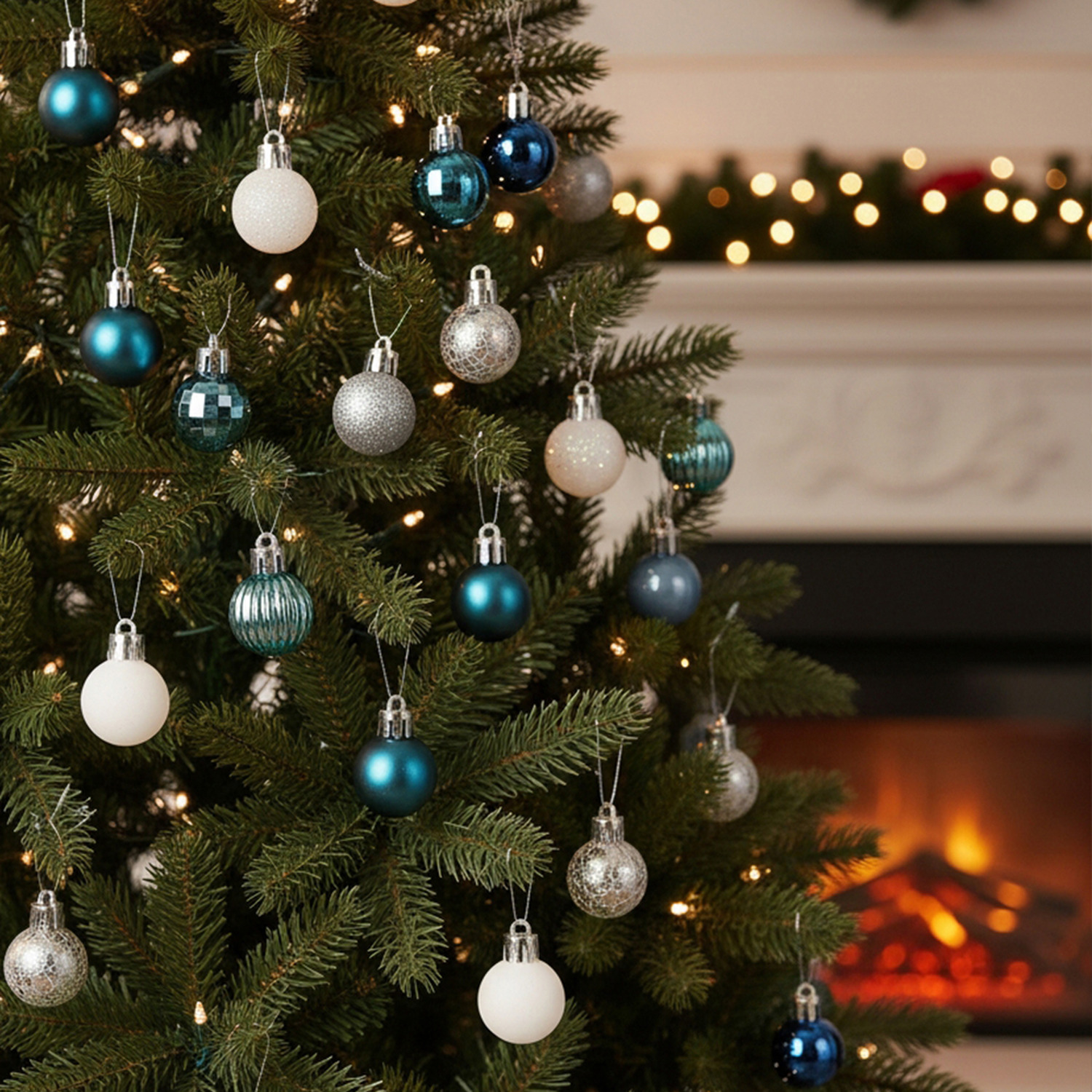 Lifeideas 99-Piece Christmas Tree Bauble Set