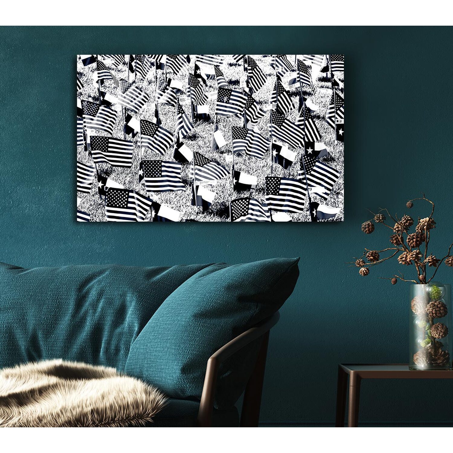Too Many Died Canvas Print Wall Art