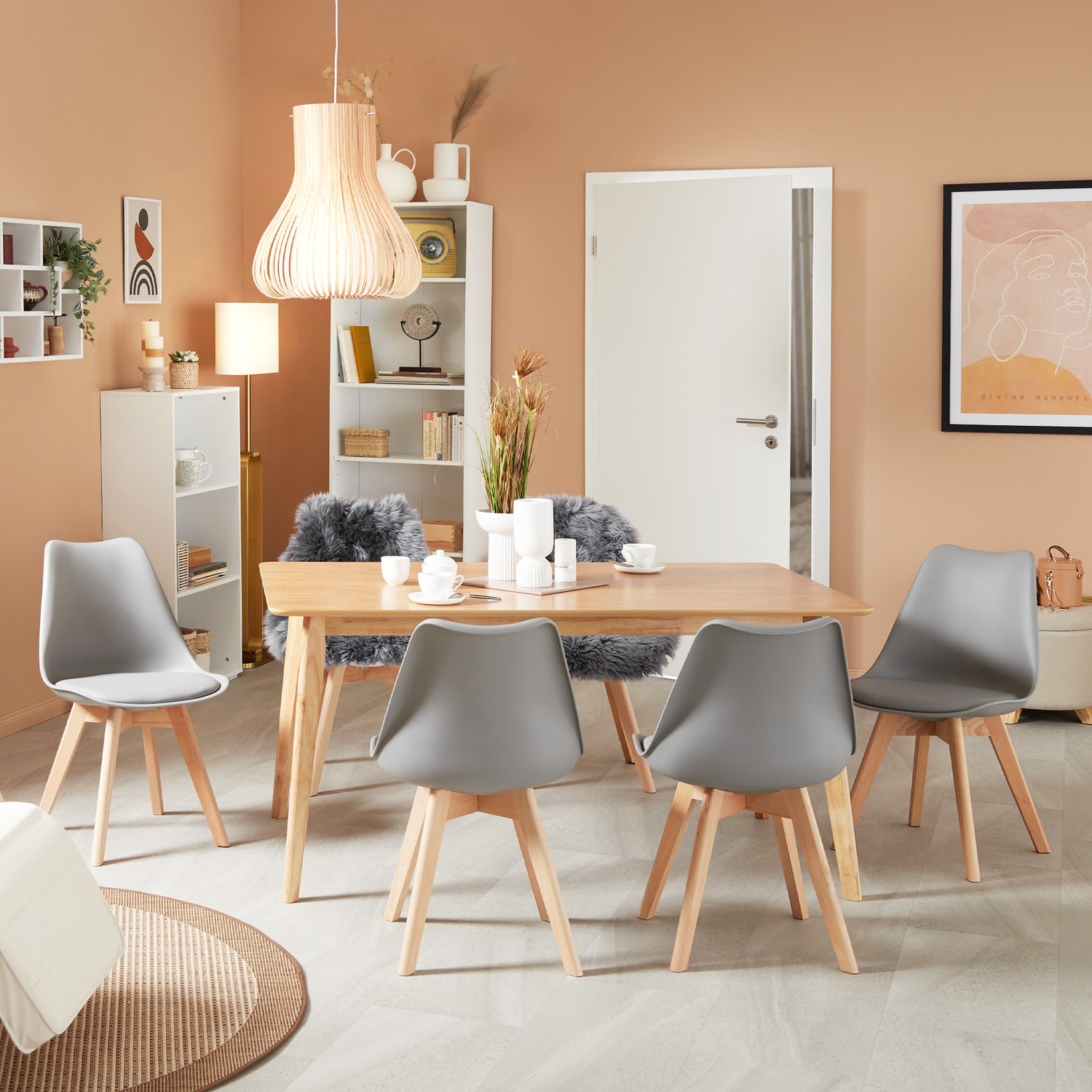 Egg Dining Chairs Frederikke Set Of 8