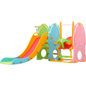 Giraffe Kids Swing and Slide Playset Indoor Outdoor