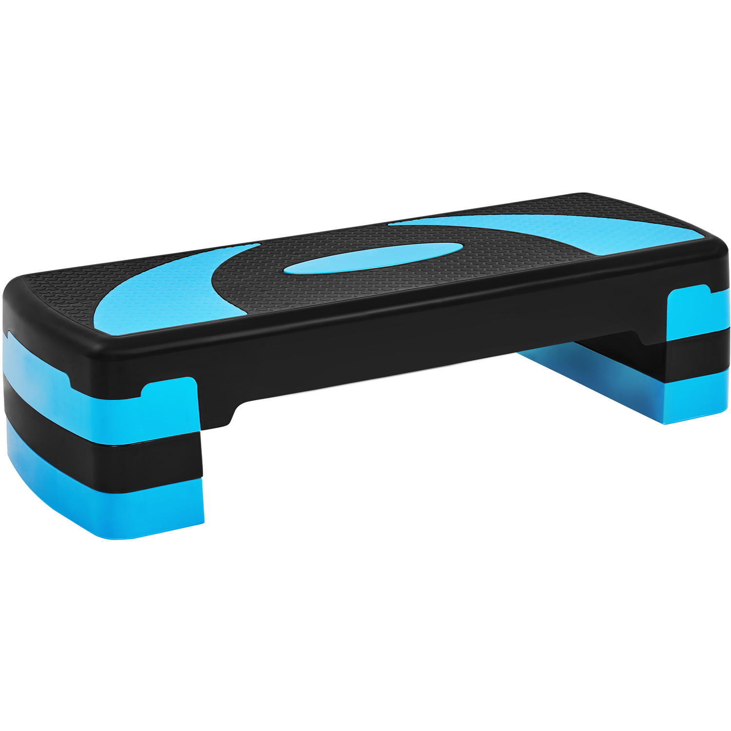 Circuit Size Aerobic Stepper with Adjustable Heights