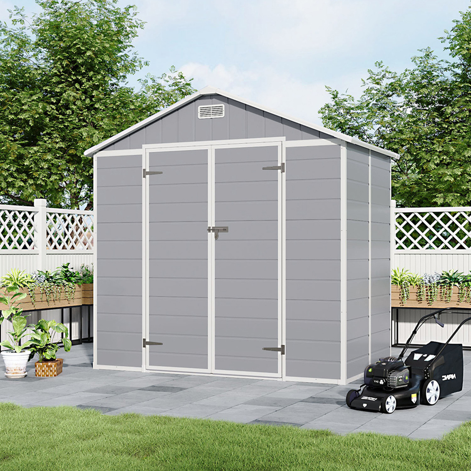 Apex Roof Garden Tool Shed Patio Storage House