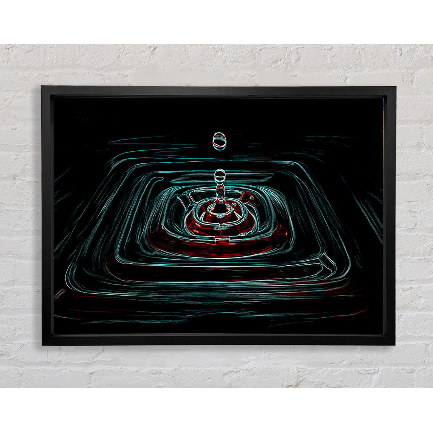 Water Squares Framed Print Abstract Prints