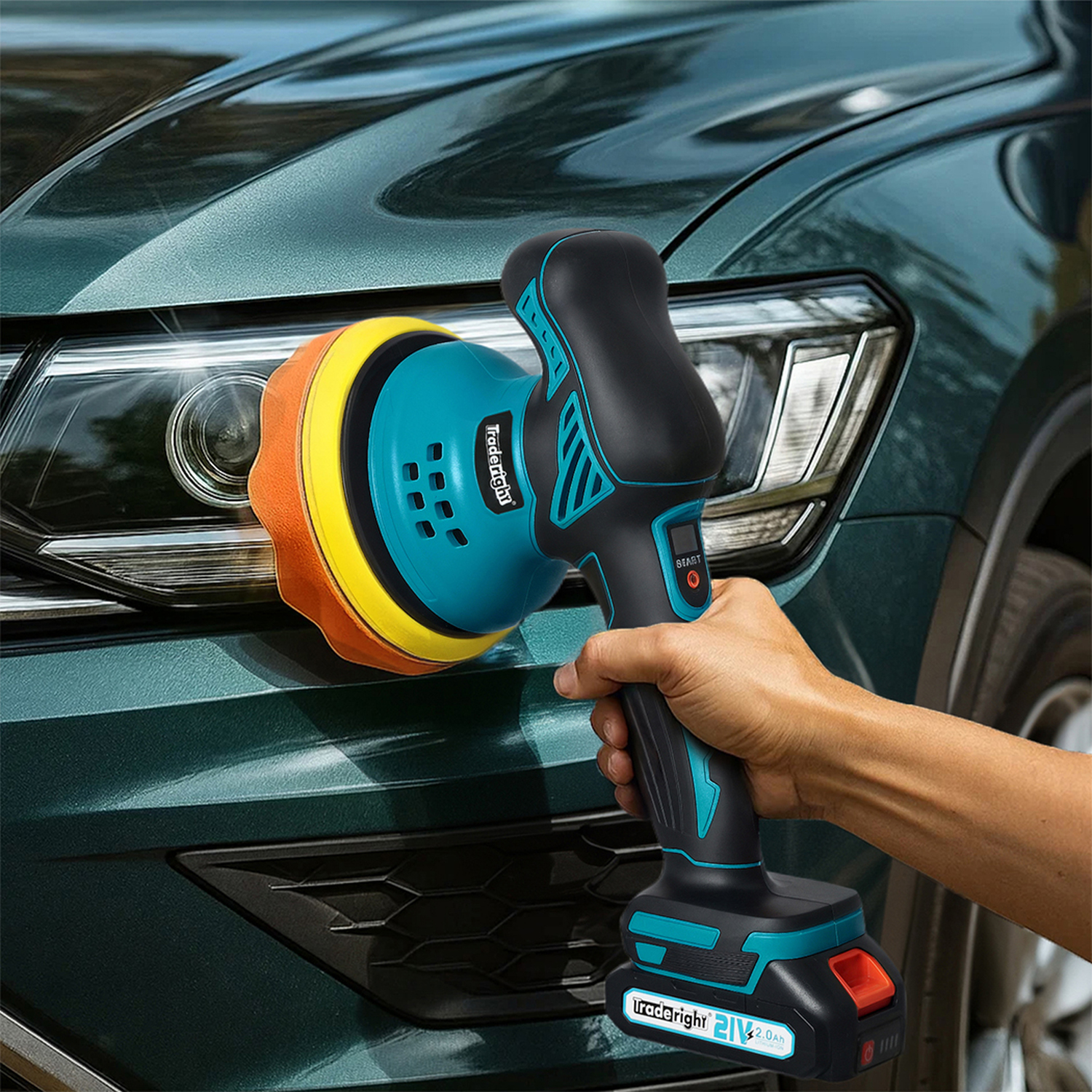 21V Cordless Car Polishing Buffer Sander Machine