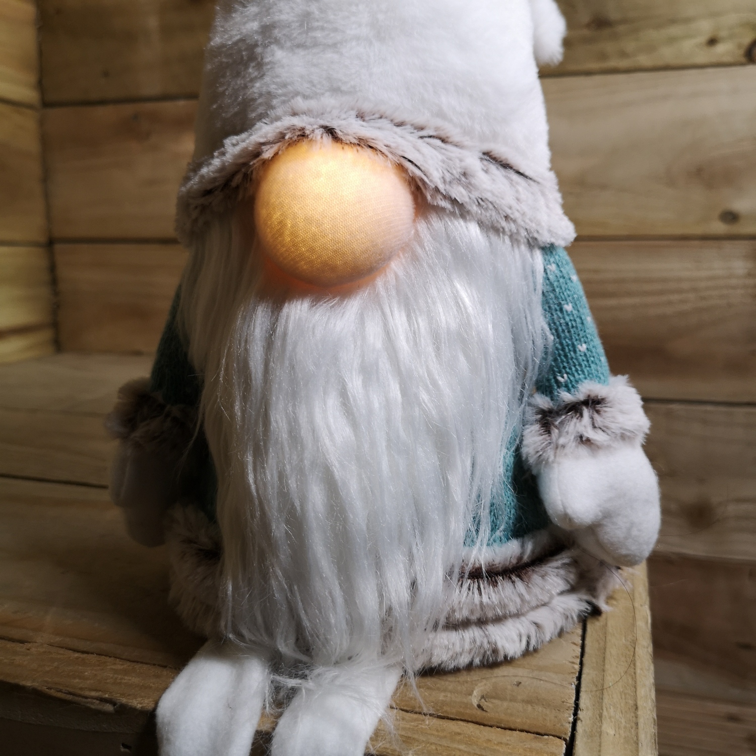 Christmas Light Up Male Gonk with Dangly Legs