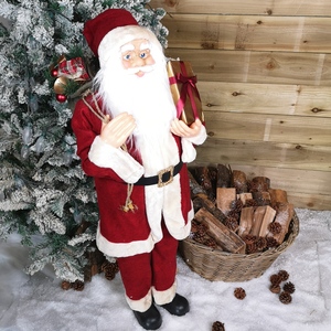 Large Standing Red Santa Christmas Decoration