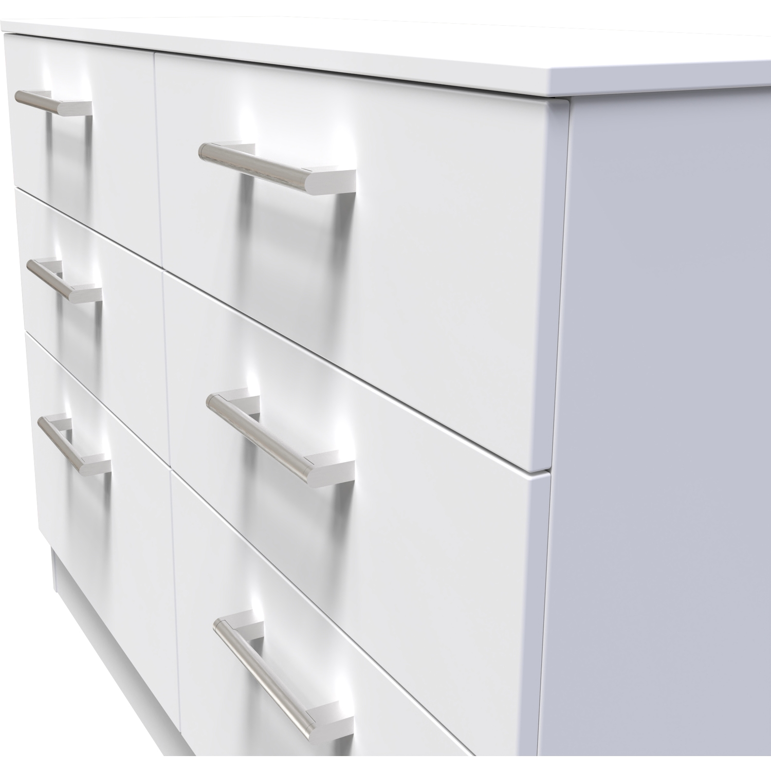 Devon Ready Assembled 6 Drawer Midi Chest