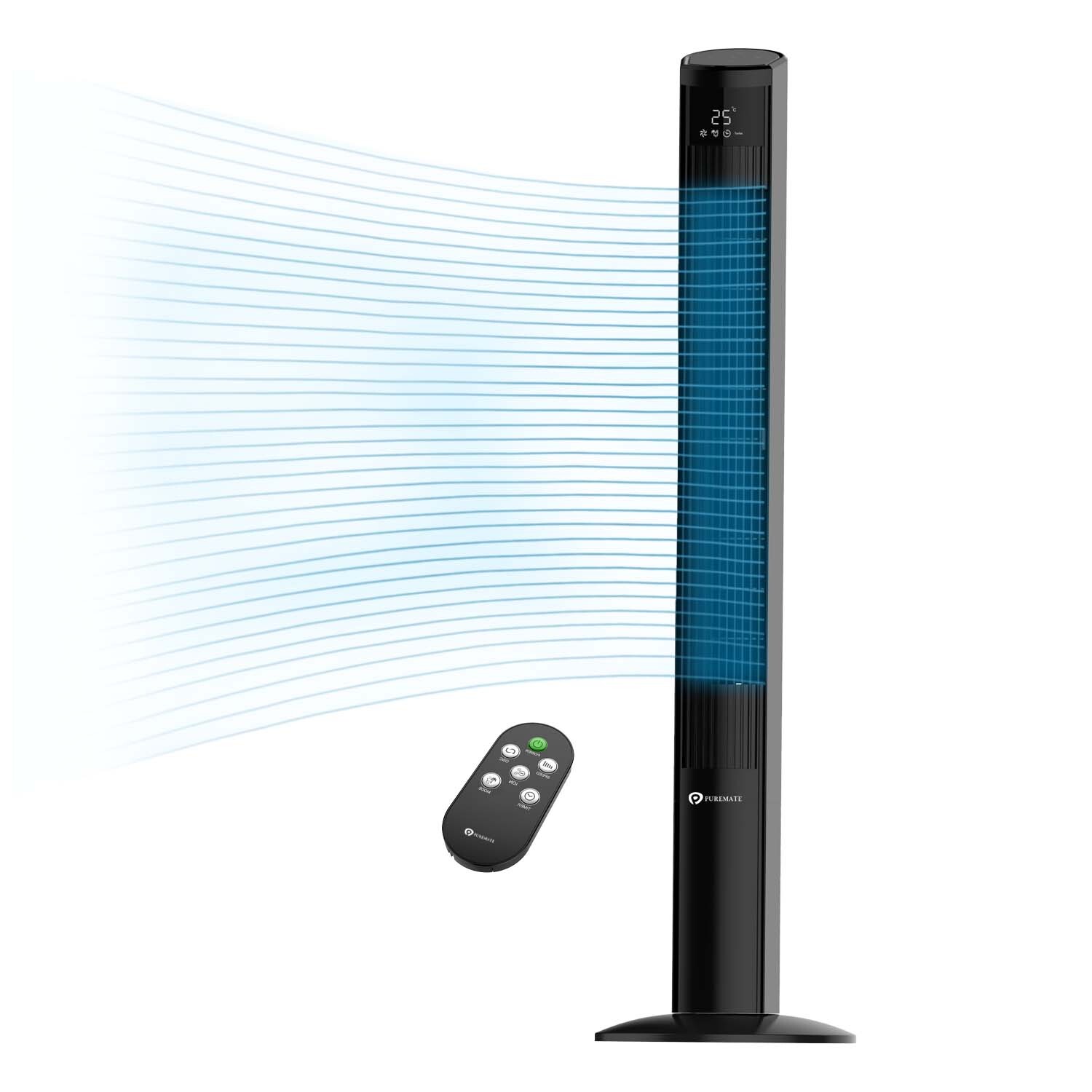 47 inch Oscillating Tower Fan with Remote Control