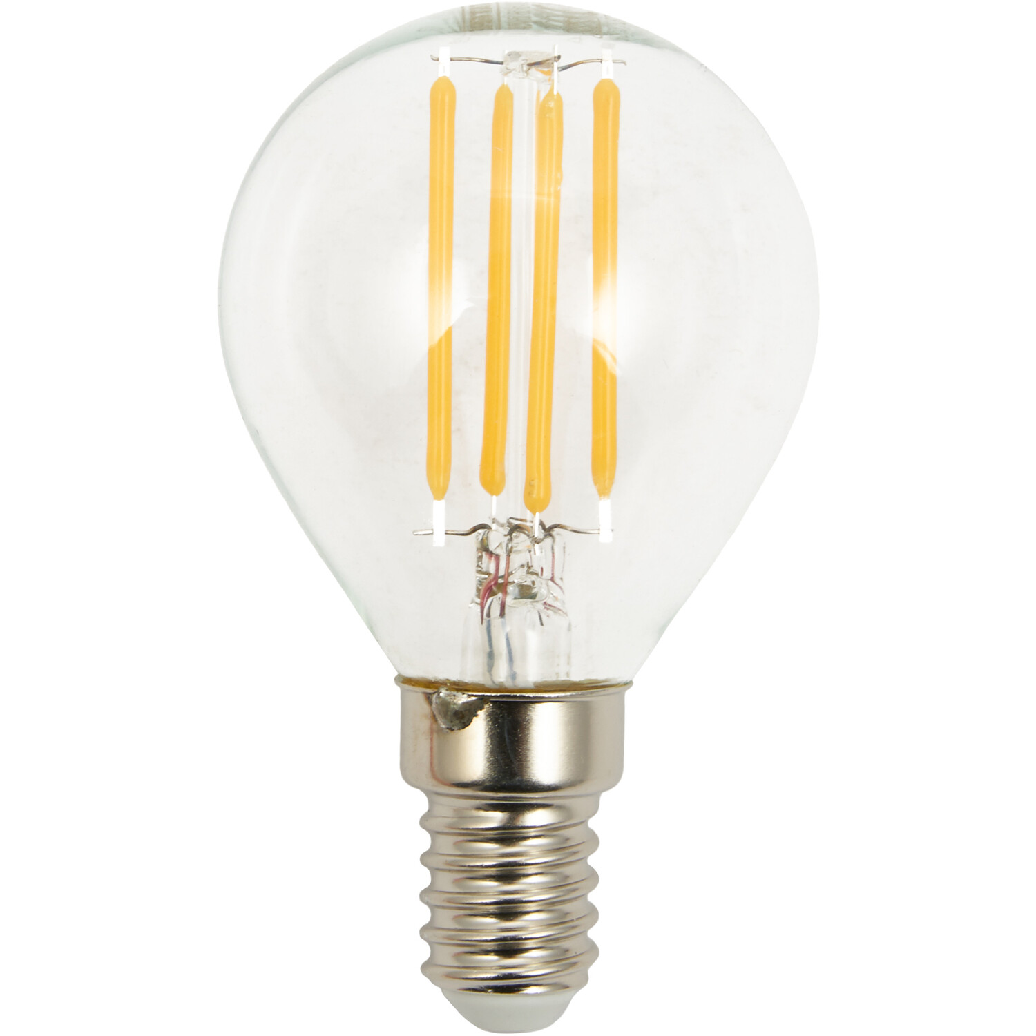 4W Filament Round Light Bulb ES E27 CAP