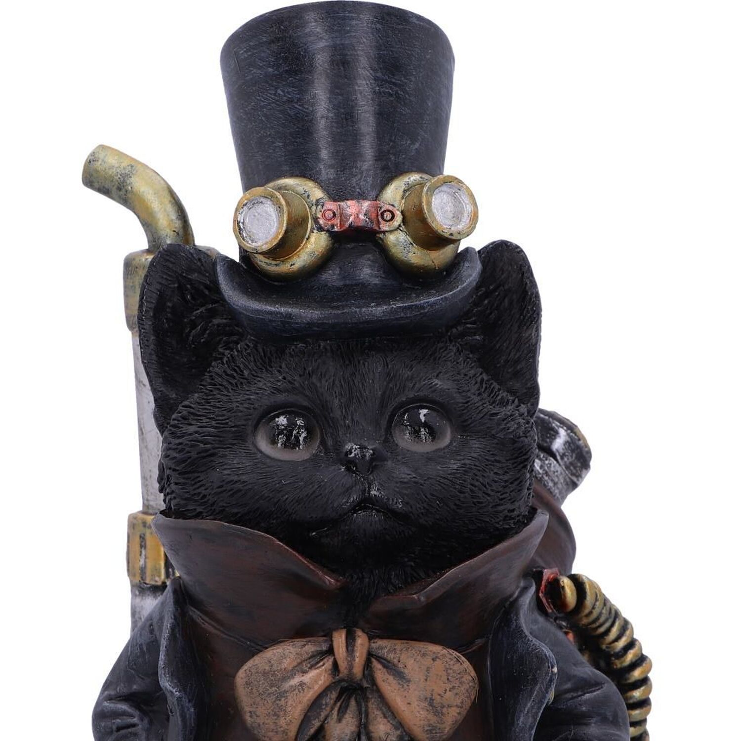 Steampunk Steamsmith's Cat Figurine
