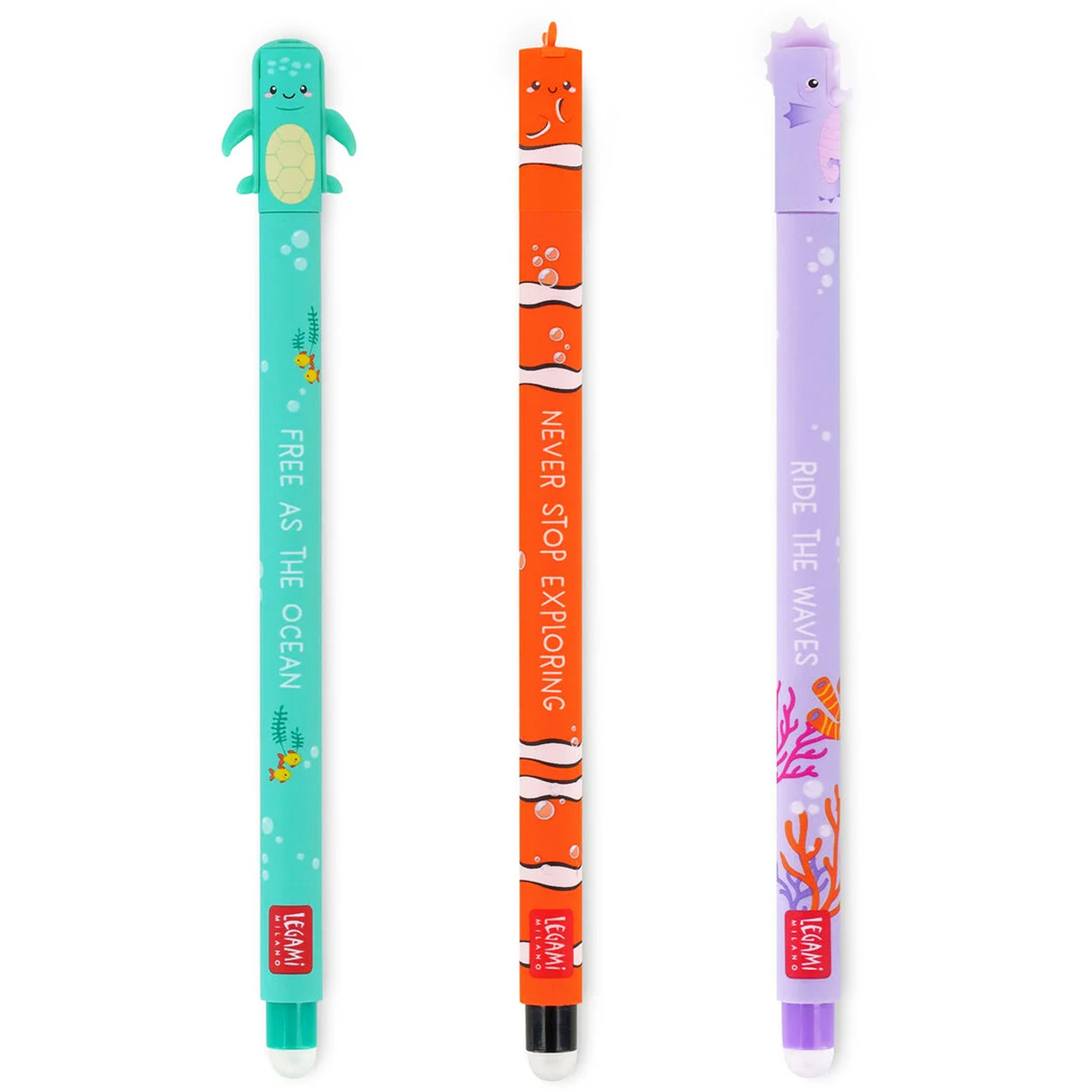 Pack of 3 Legami Erasable Gel Pens