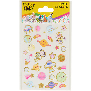 Crafty Club Space Stickers