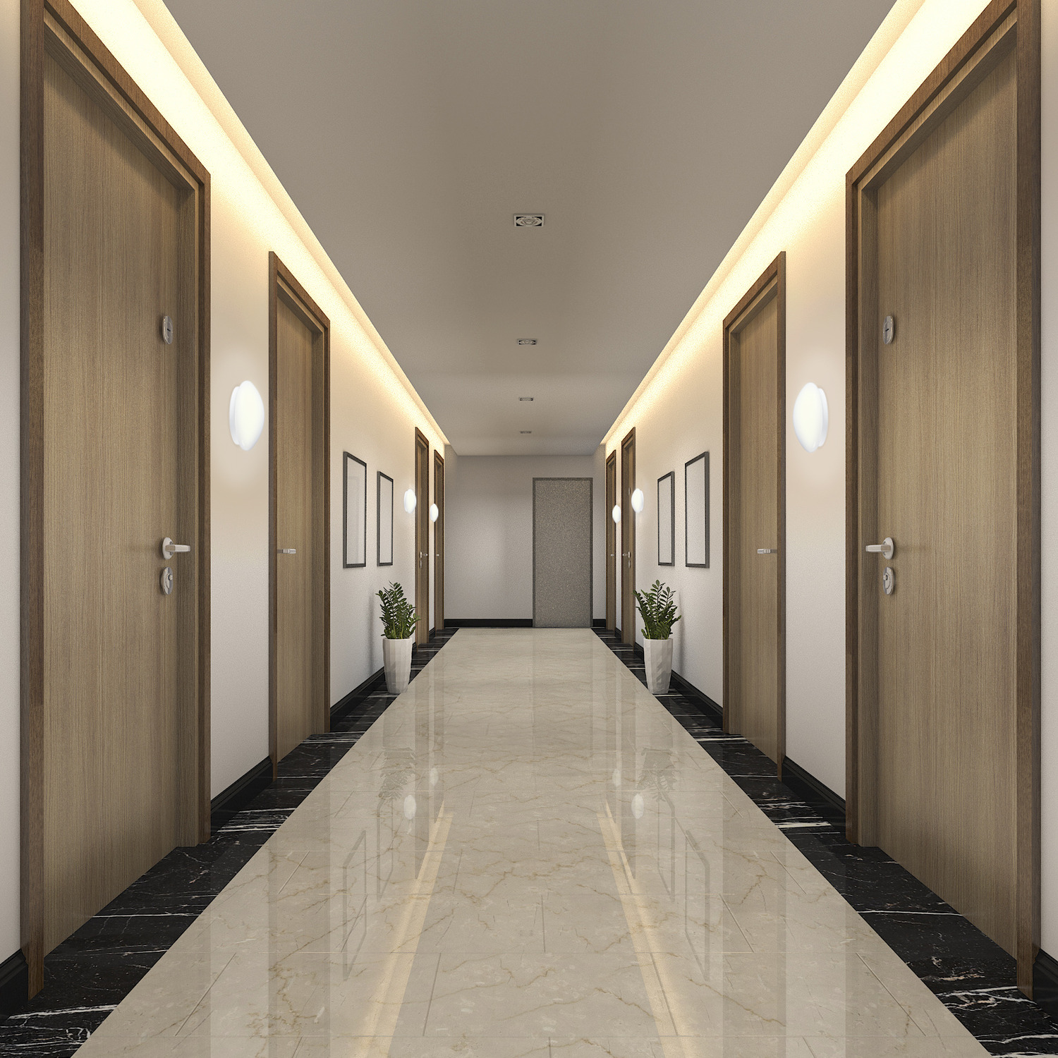 Surface Ceiling and Wall Integrated LED Dualtone Light