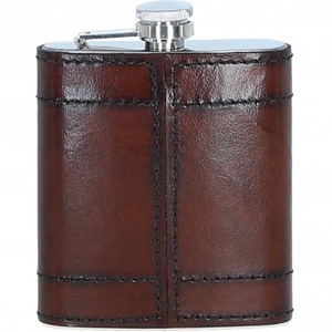 Premium Leather Portable Whiskey Flask