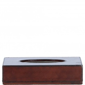 Elegant Leather Tissue Box with Magnetic Bottom