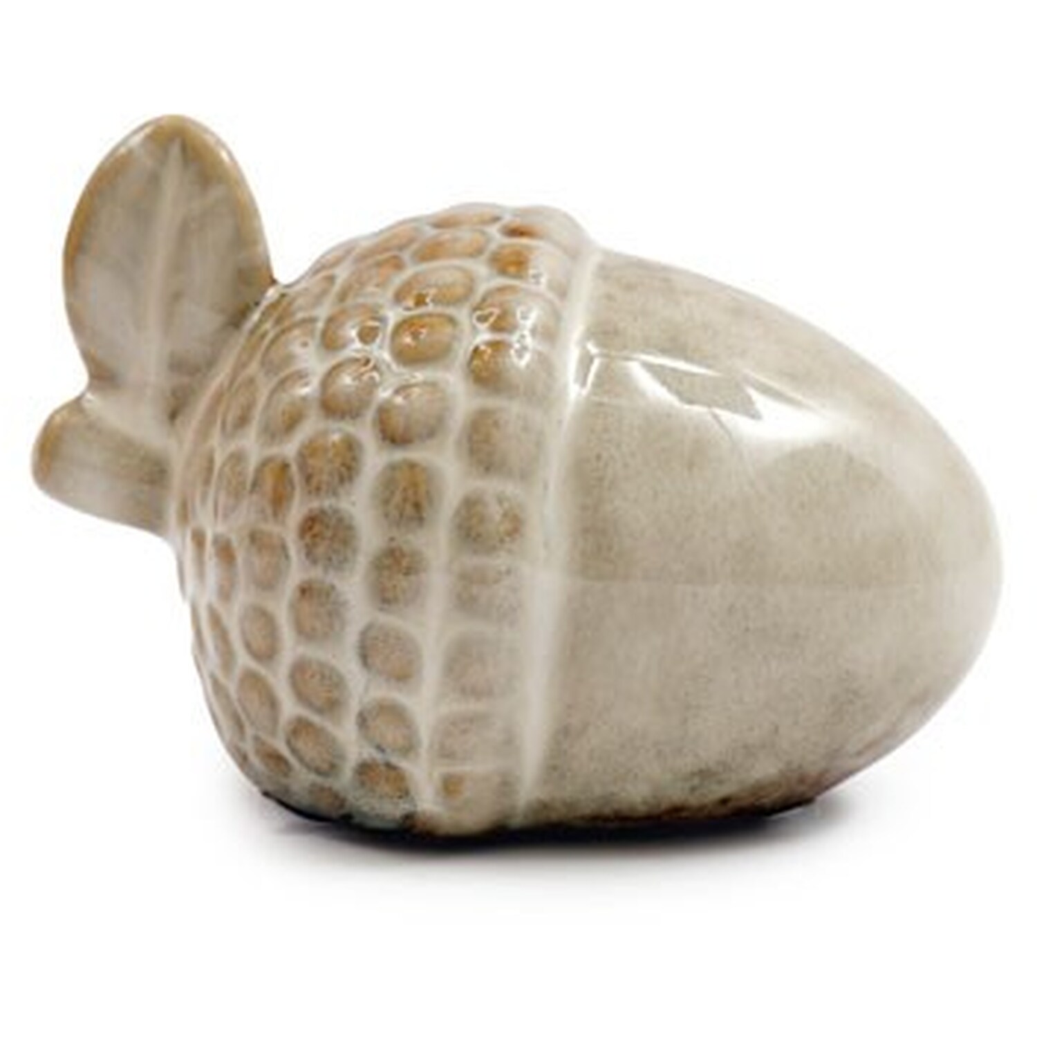 Autumn Charm 7.5Cm Ceramic Acorn Ornament