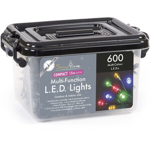 600 Multi Coloured LED Compact Lights