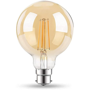 6W G95 LED Filament Bulb B22 2200K