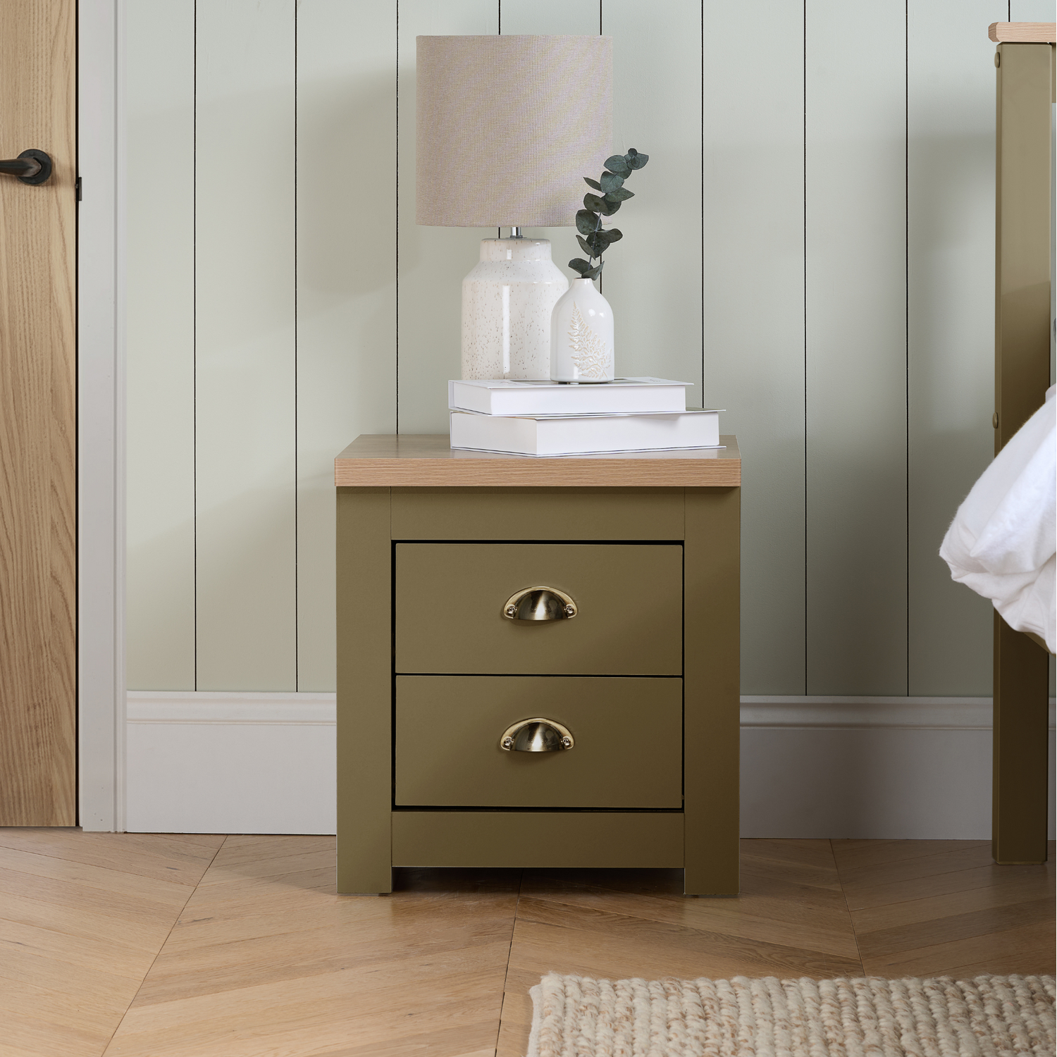 Highgate 2 Drawer Bedside