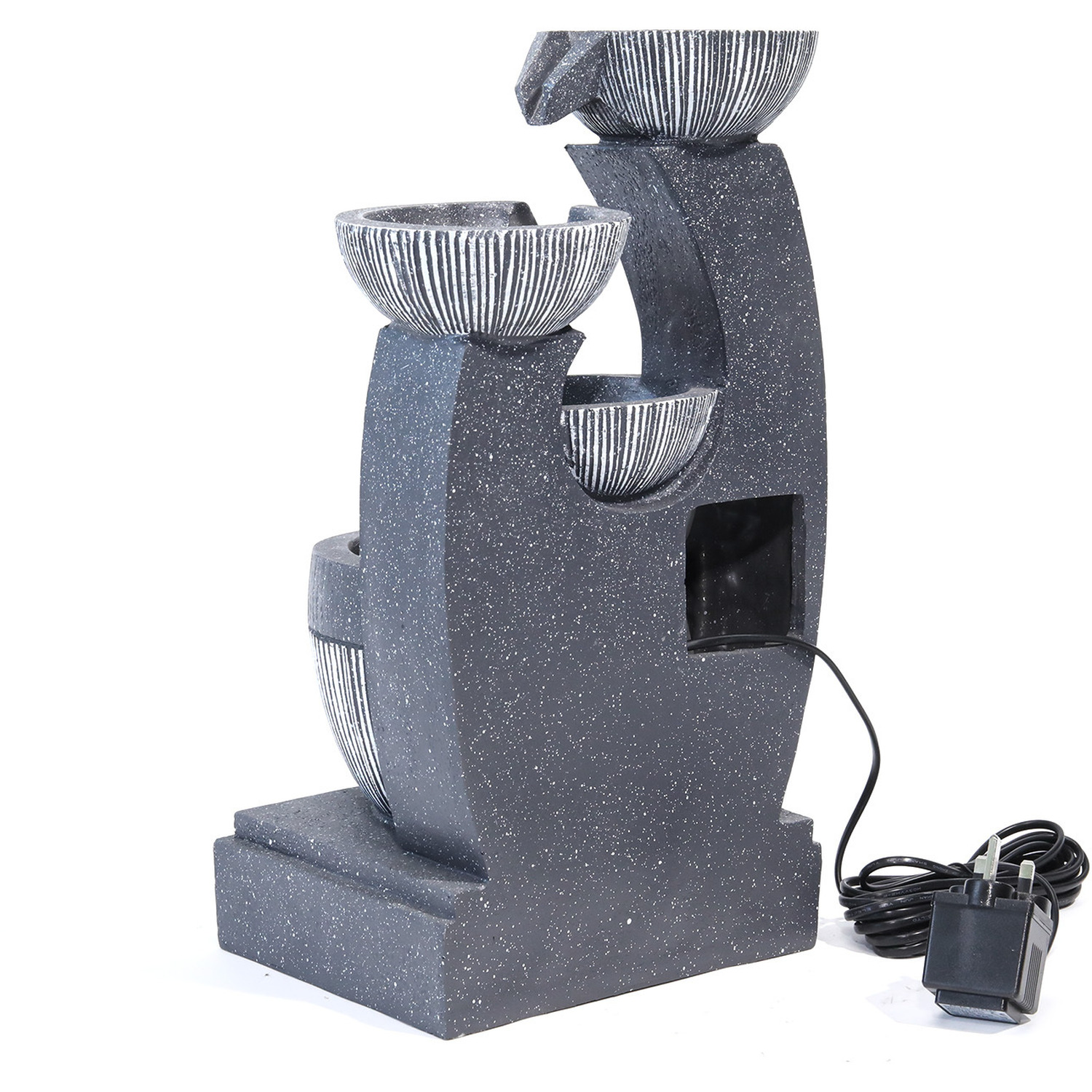 4-Tier Cascade Bowls Water Fountain