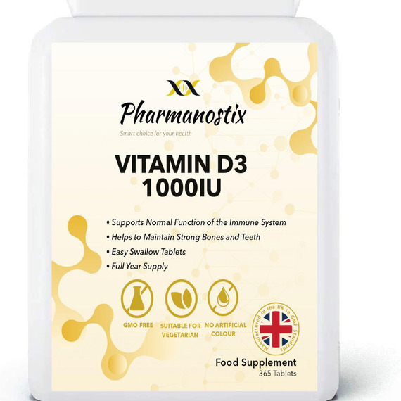 Vitamin D 1000iu - 365 Easy-Swallow Micro Tablets