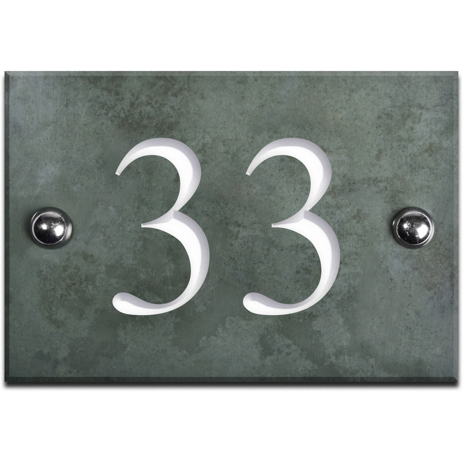 Green Slate House Number 33