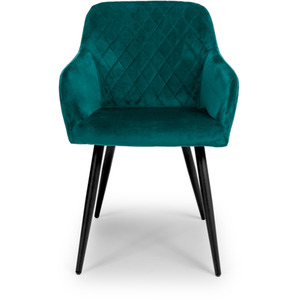 Pair of Marina Brushed Velvet Dining Chairs