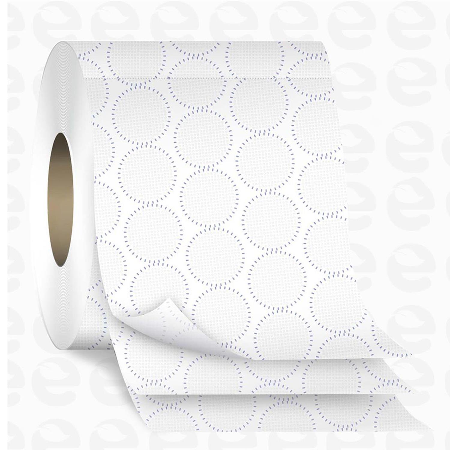 Splesh by Cusheen Toilet Roll, Soft and Quilted Eco-Friendly, White, 60 ...