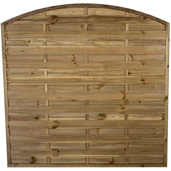 Decorative Dome Top Fence Panel