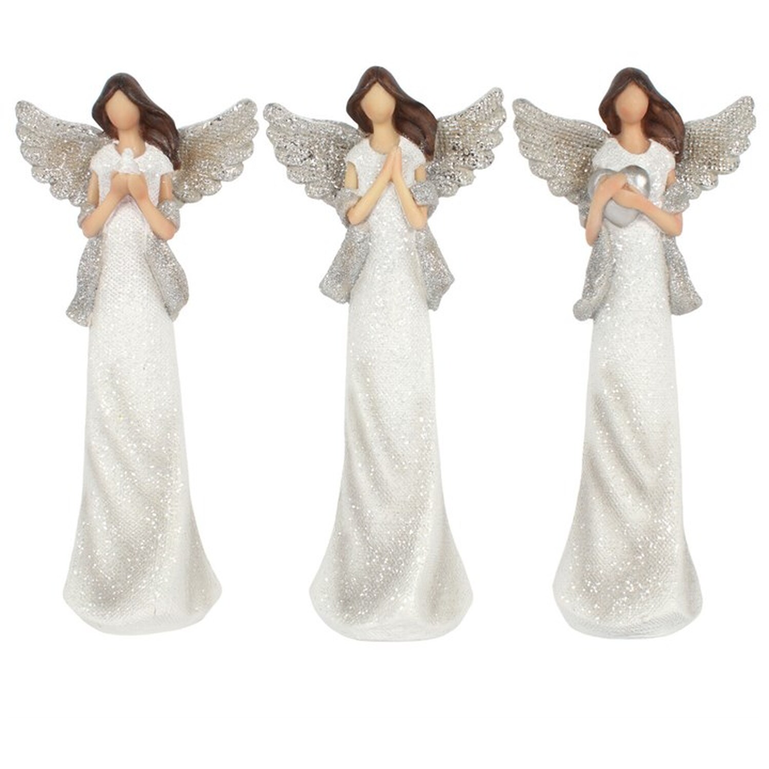Heavenly Trio Of Serene Small Angels To Inspire Peace, Prayer, And Love