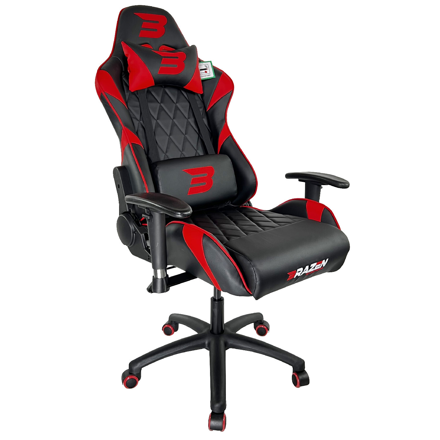 BraZen Venom Esports Elite PC Gaming Chair - Red