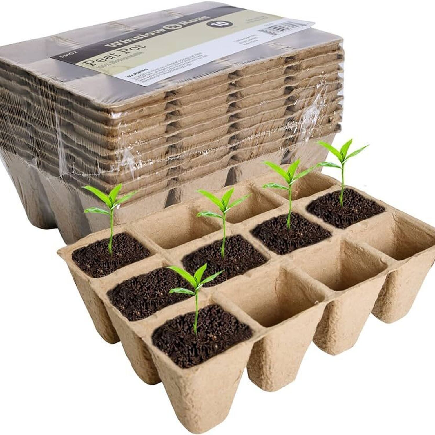 36pc Biodegradable Seeder Trays