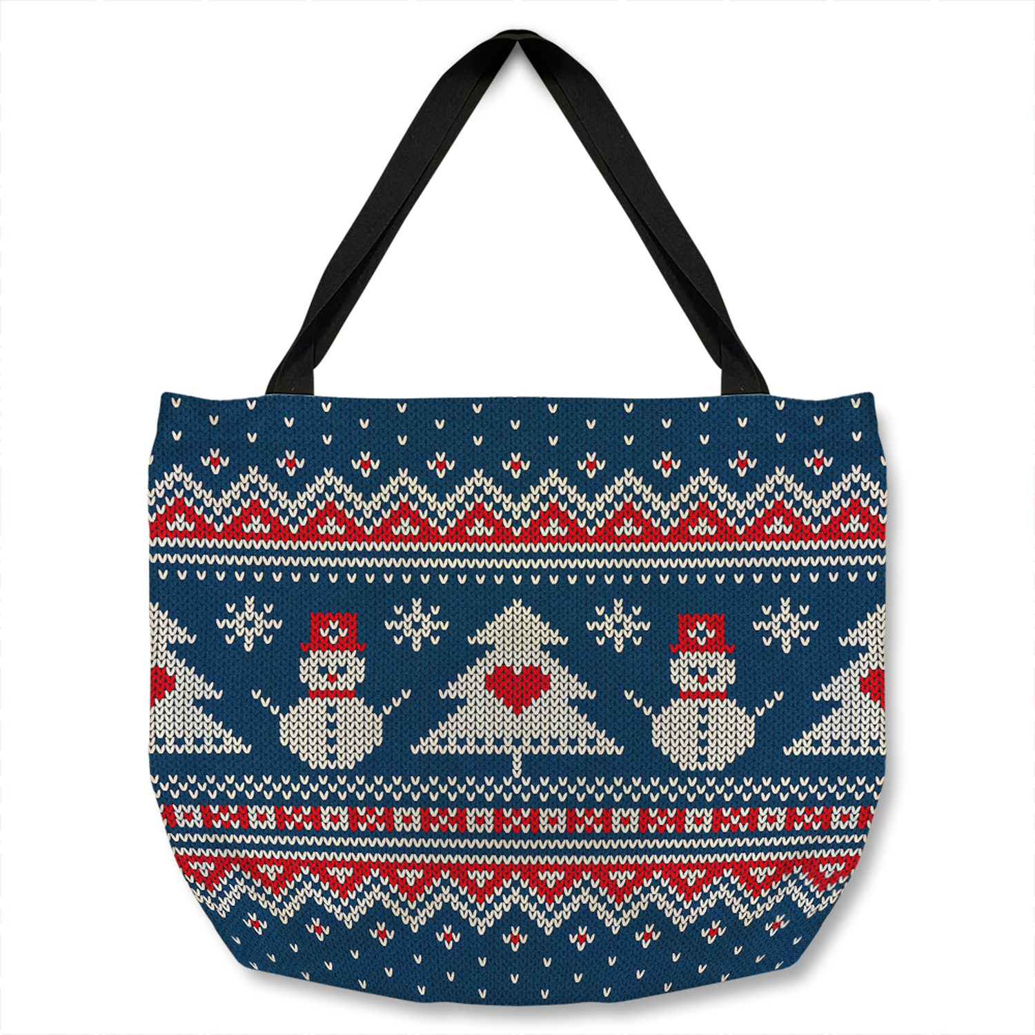 Winter Holiday Sweater Design Dining Tote bag