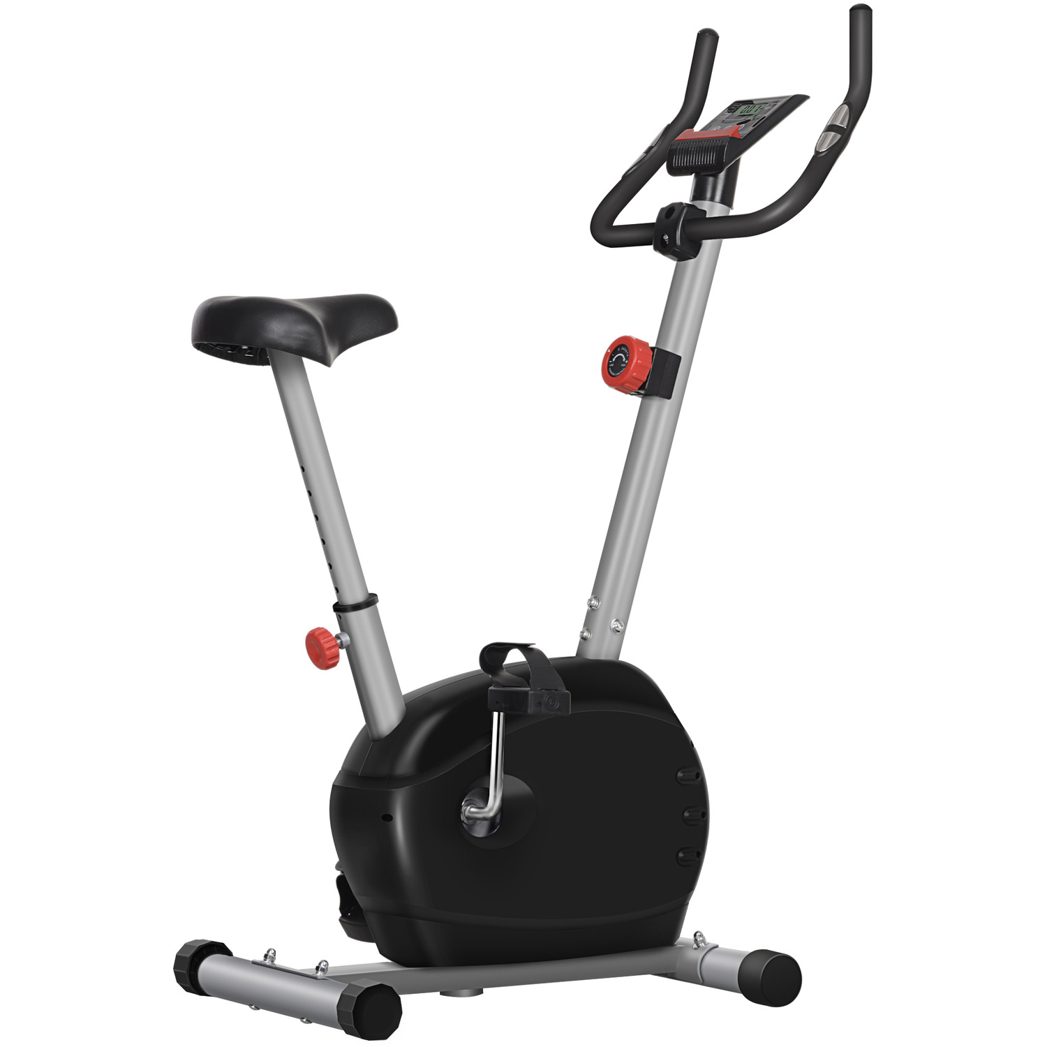 Quiet Exercise Bike with 8-Level Magnetic Resistance, White