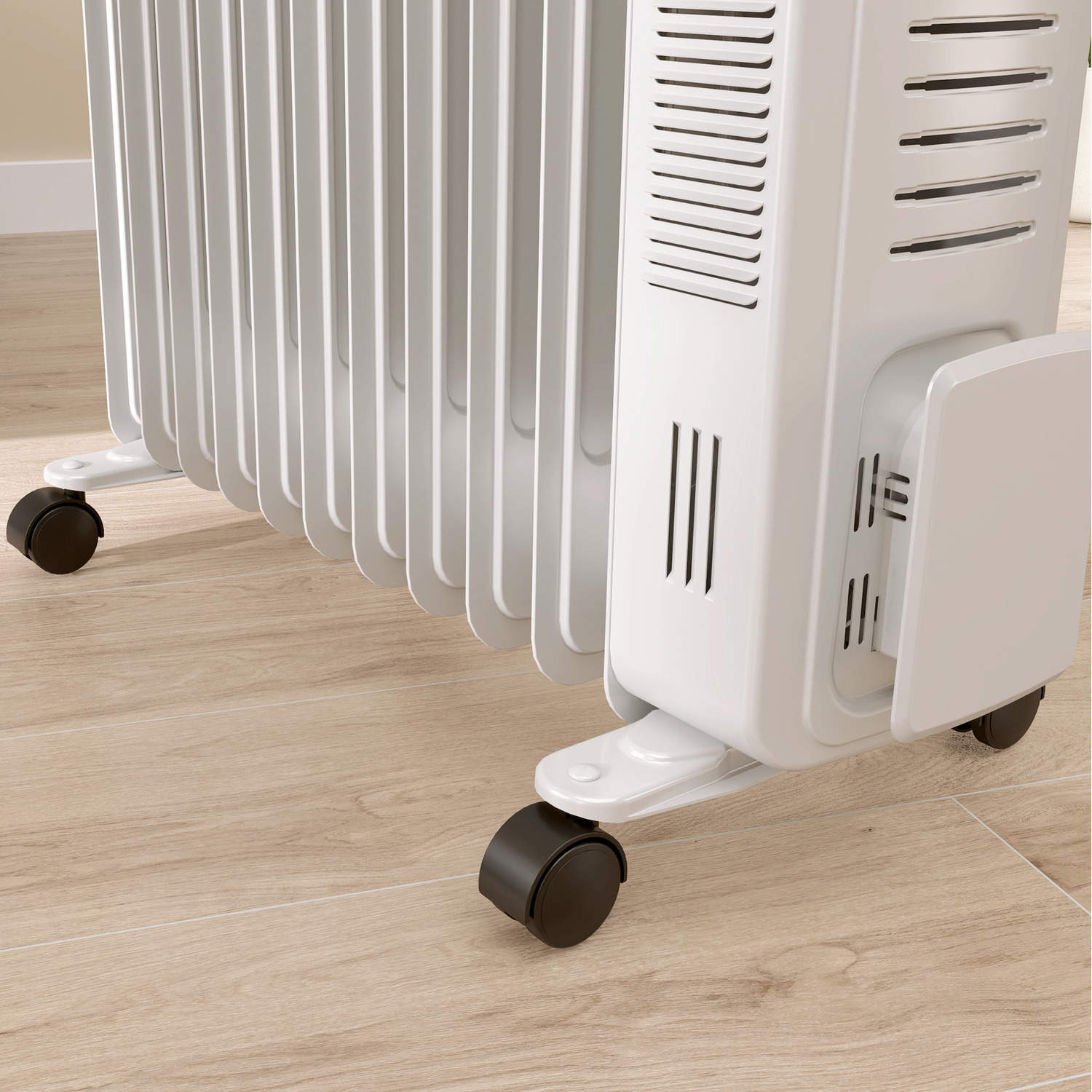 HOMCOM Electric Heater Energy Efficient Portable for Home