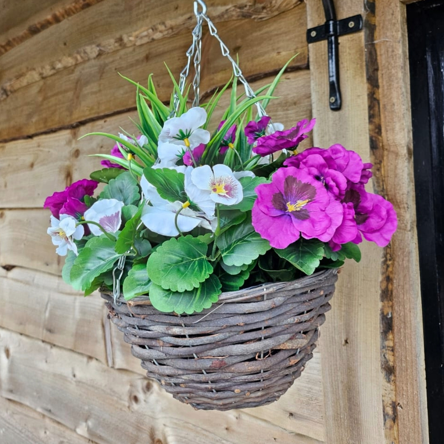 Best Artificial Pansy Hanging Basket