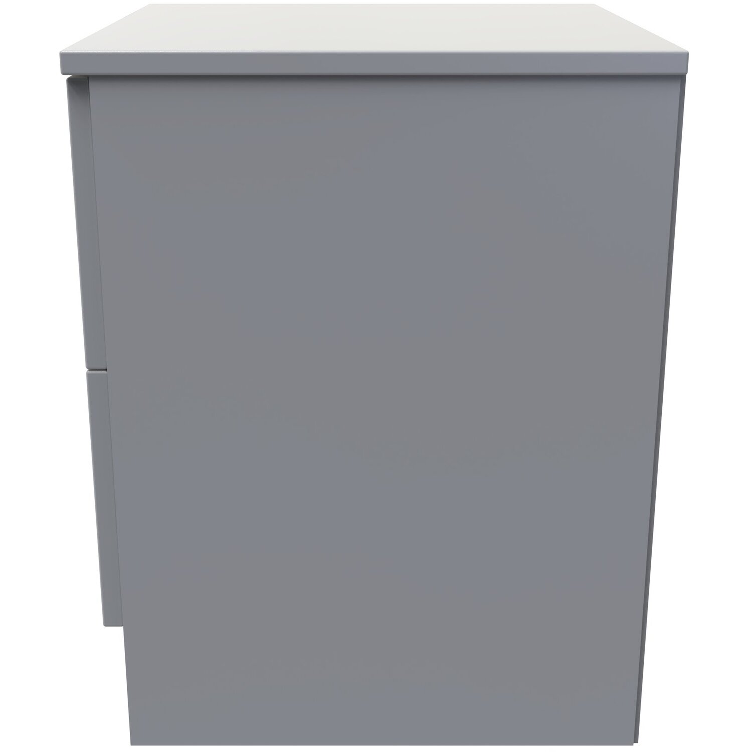 Contrast Ready Assembled 2 Drawer Bedside