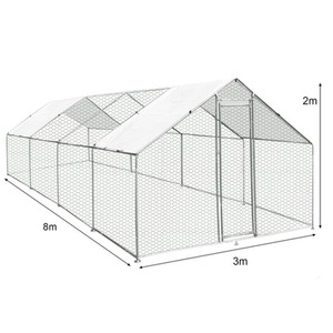 Chicken Run 3m x 8m x 2m And 25Kg Poultry Grit