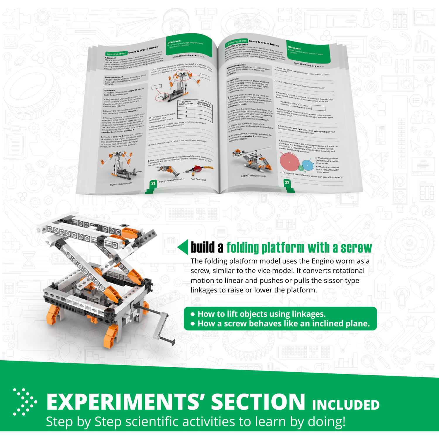 Discovering Stem Mechanics - Gears and Worm drives