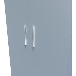 Contrast Ready Assembled 2 Door Mirrored Robe
