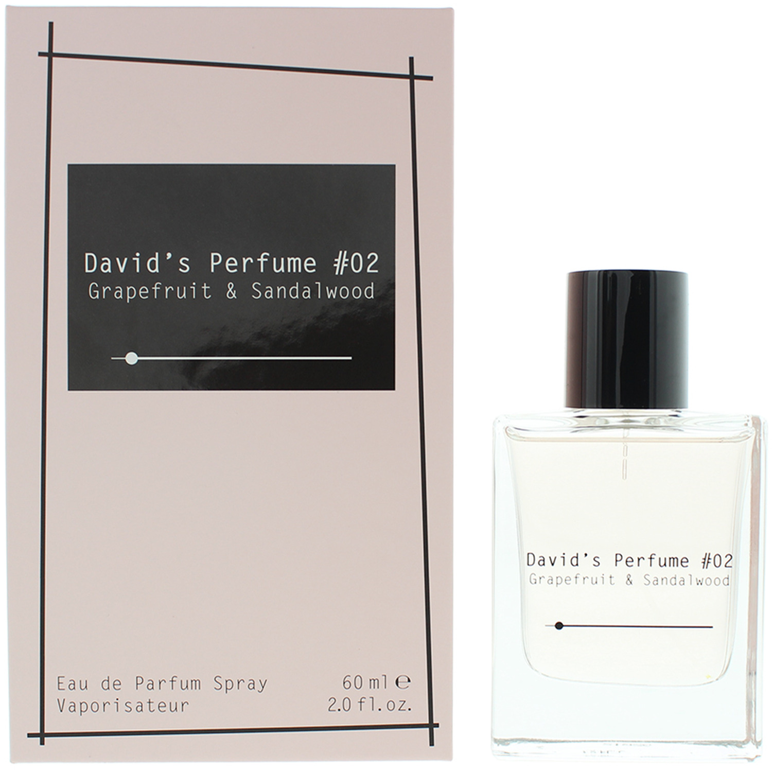 David Dobrik David's Perfume 02 Grapefruit Sandalwood Eau De Parfum 60ml