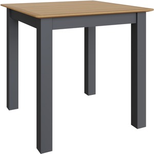 Large Square Oak Compact Dining Table
