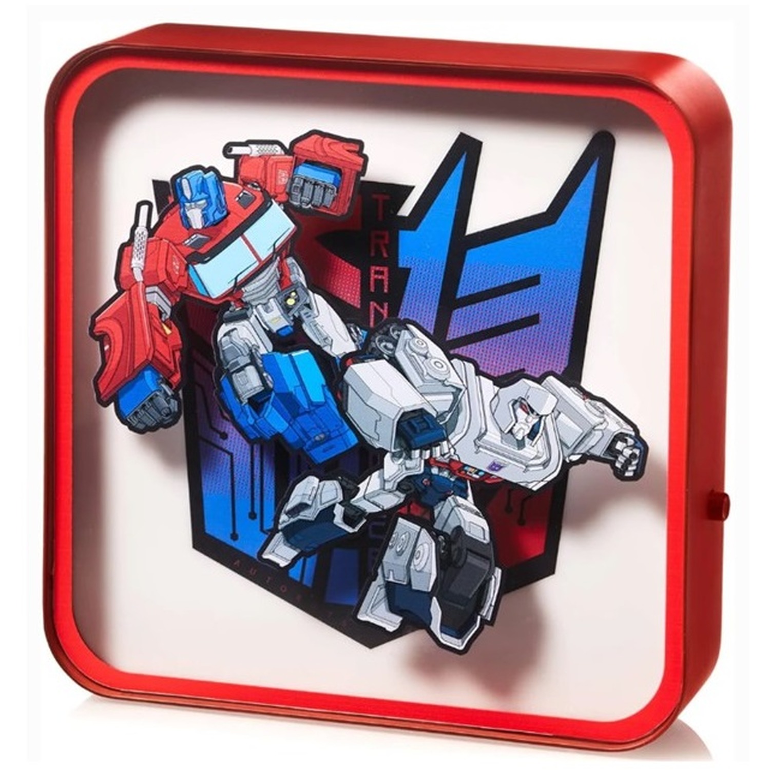 Transformers 3D Perspex Kids Wall Light and Desk Lamp