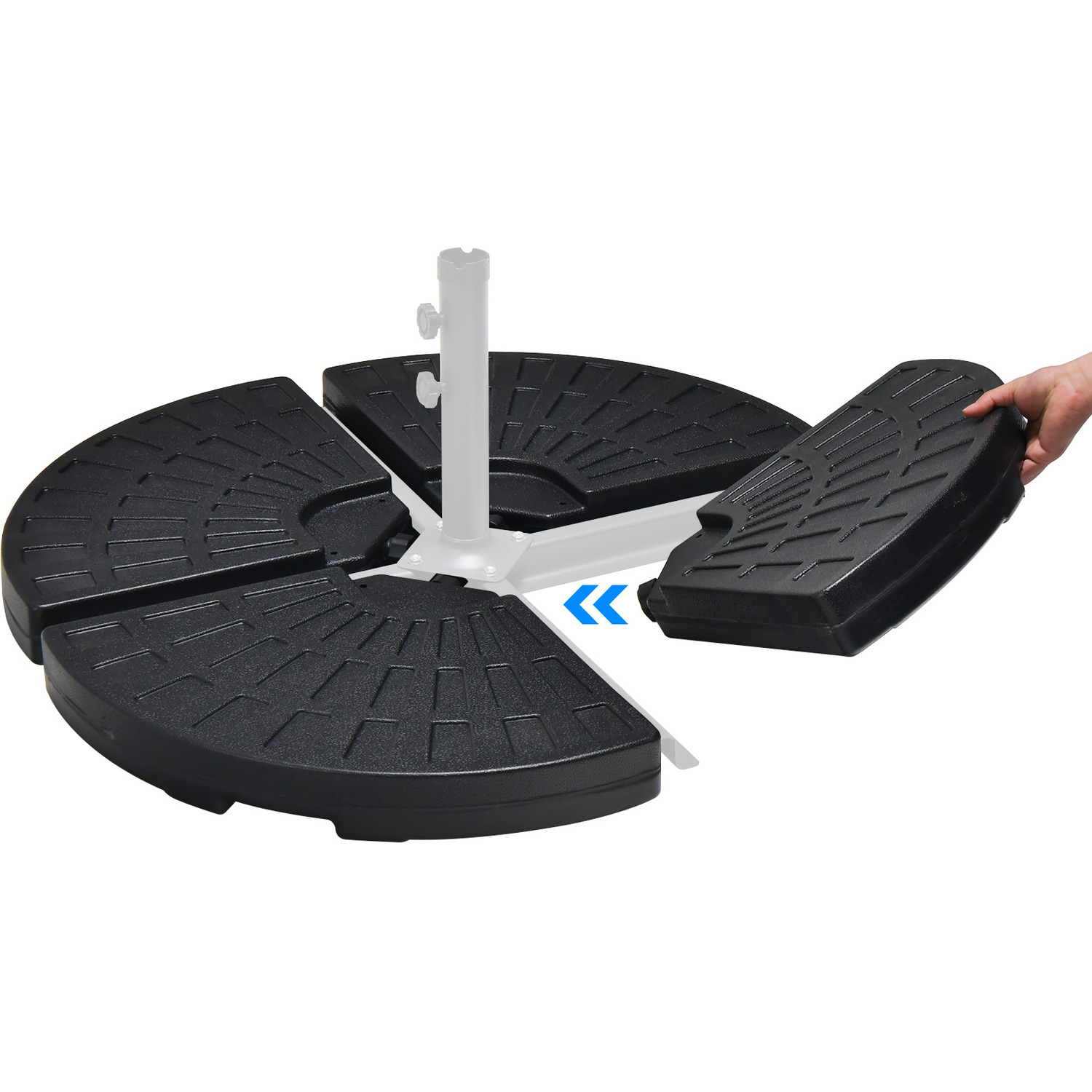 4Pcs Patio Umbrella Base