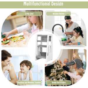 Kids Kitchen Step Stool Toddler Learning Stool