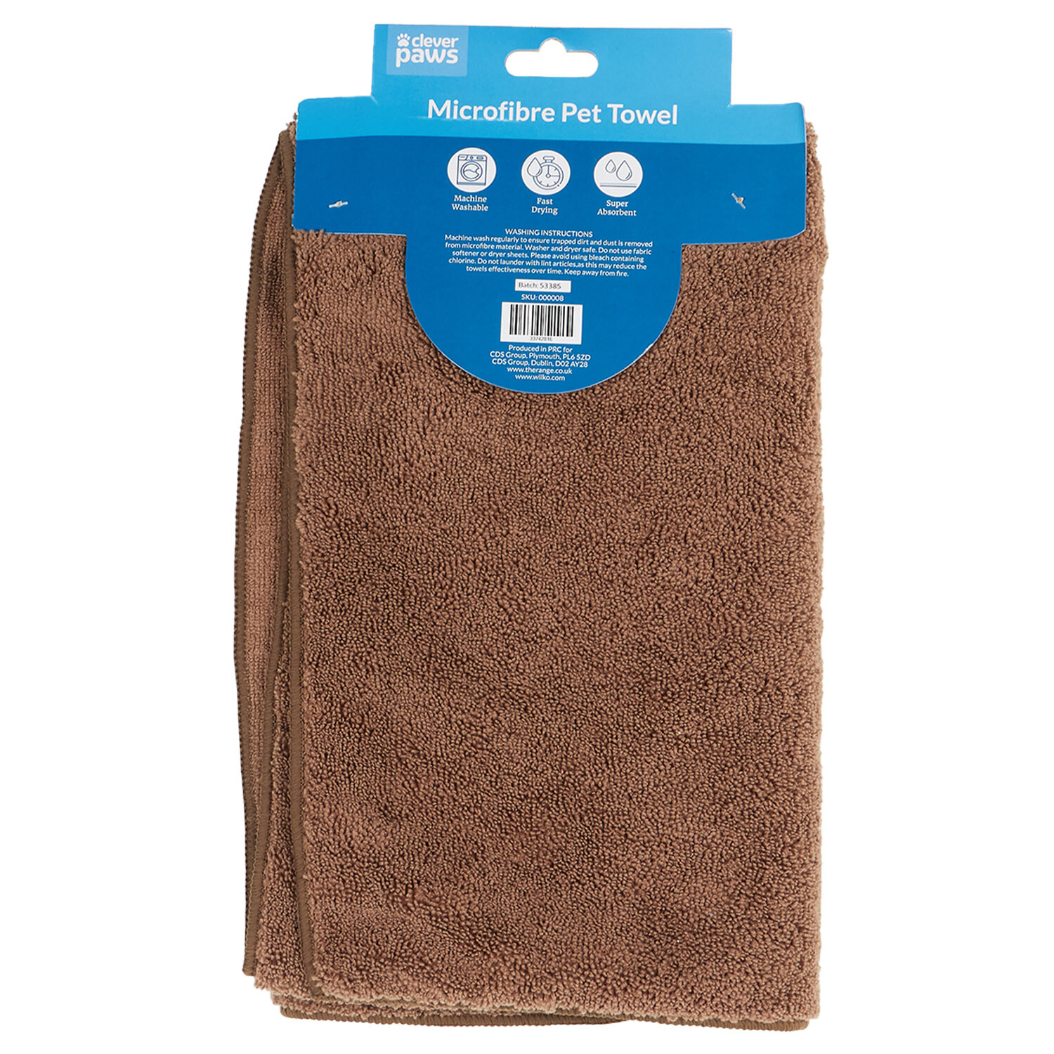 Clever Paws Microfibre Pet Towel