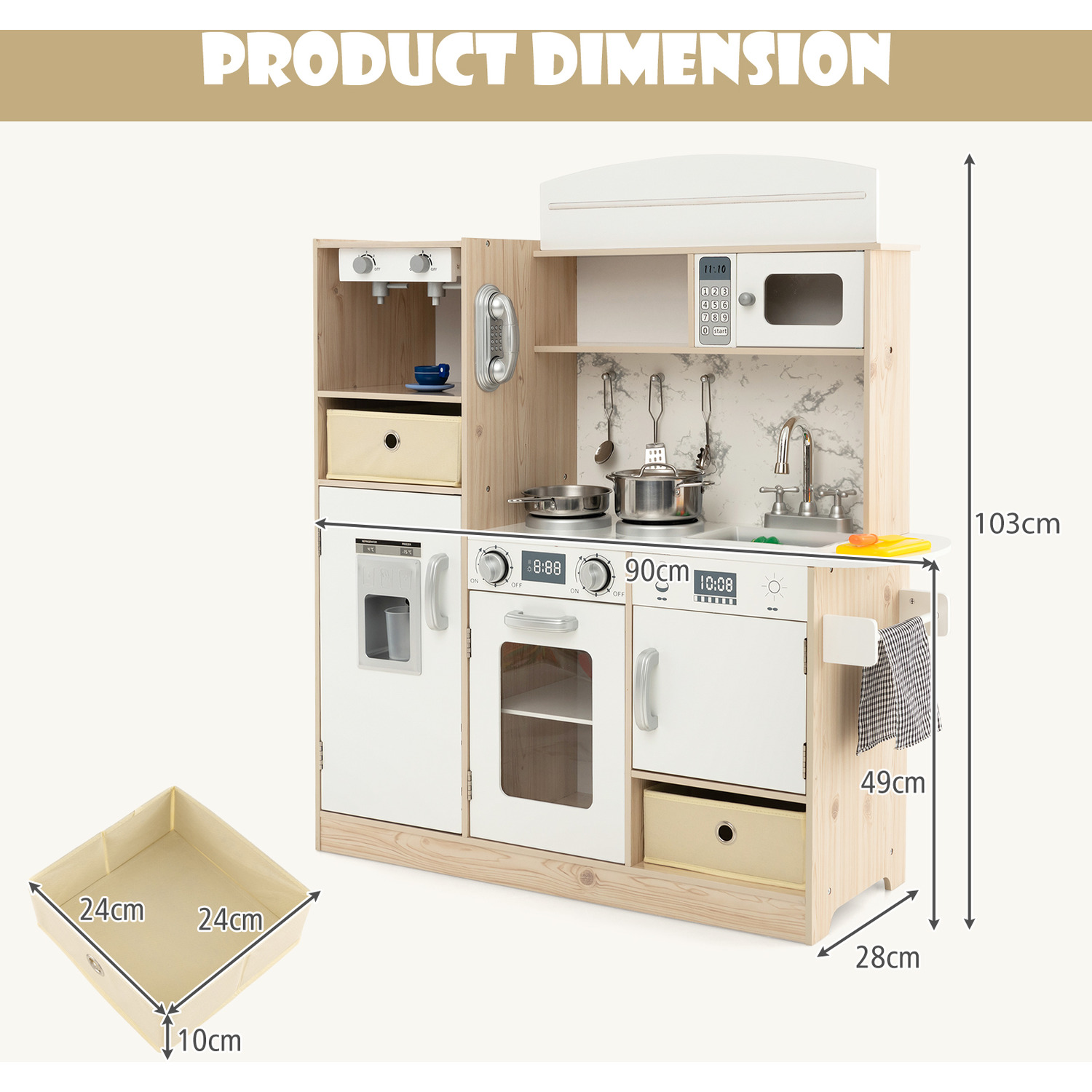 Kids Toy Kitchen Set
