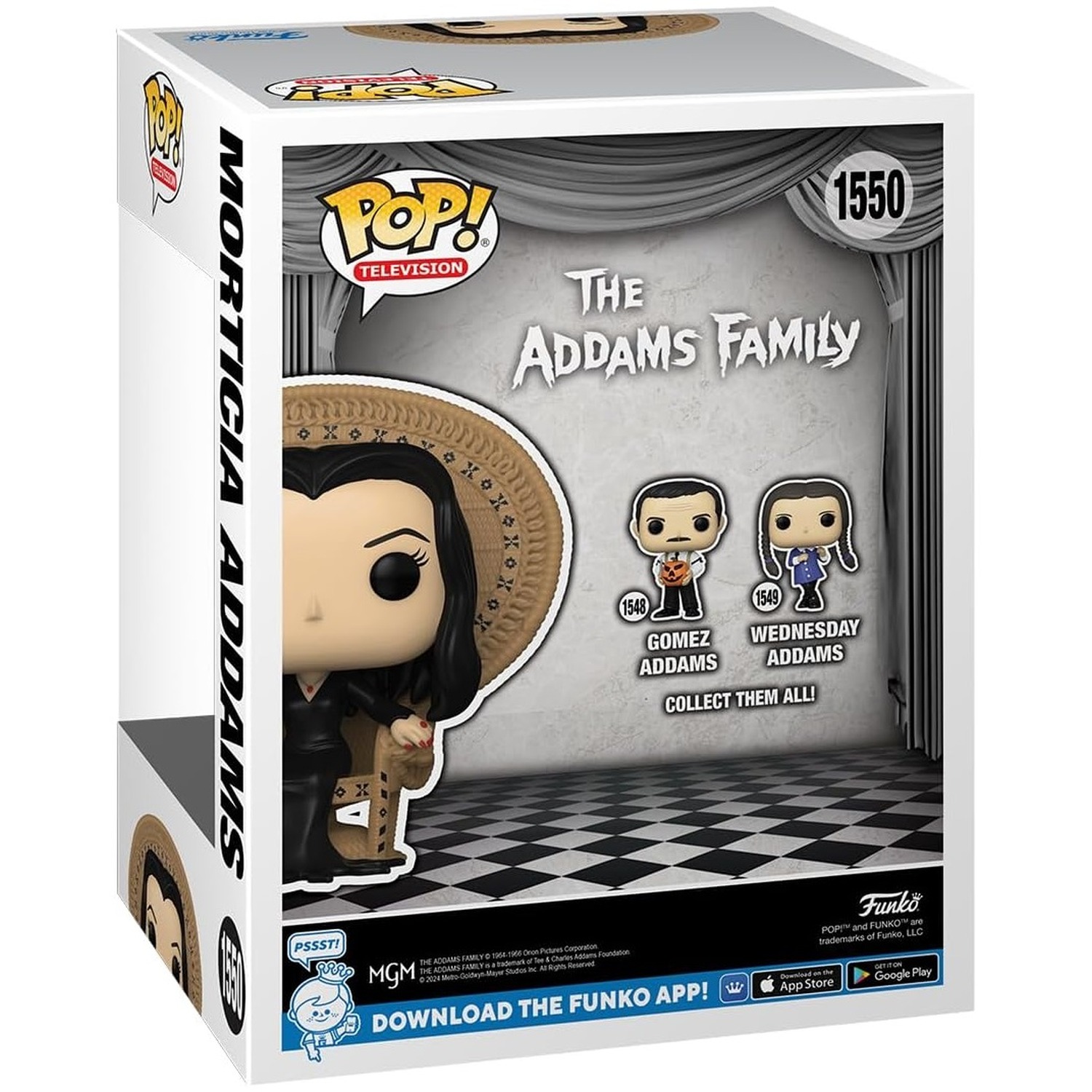 Funko POP Deluxe The Addams Family - Morticia Addams in Chair